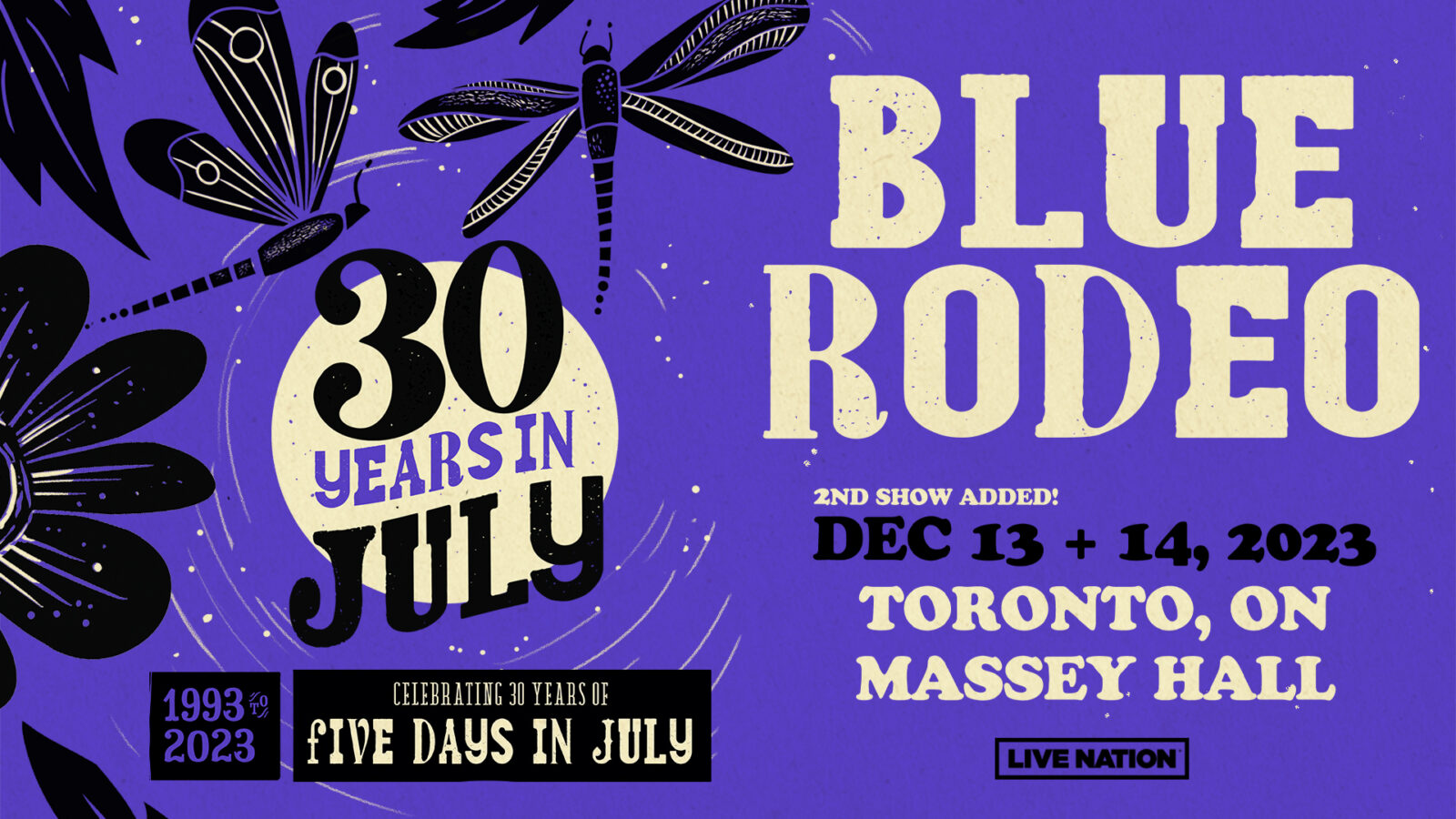 2nd Massey Hall Show Announced! | BlueRodeo.com